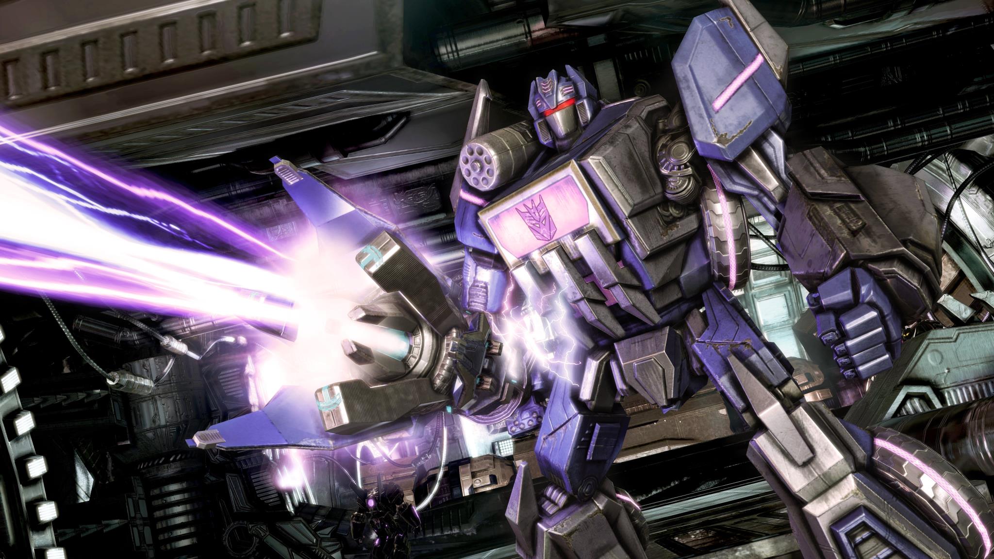 Transformers Fall of Cybertron Soundwave New Screenshot In Play Weapon Blazing
